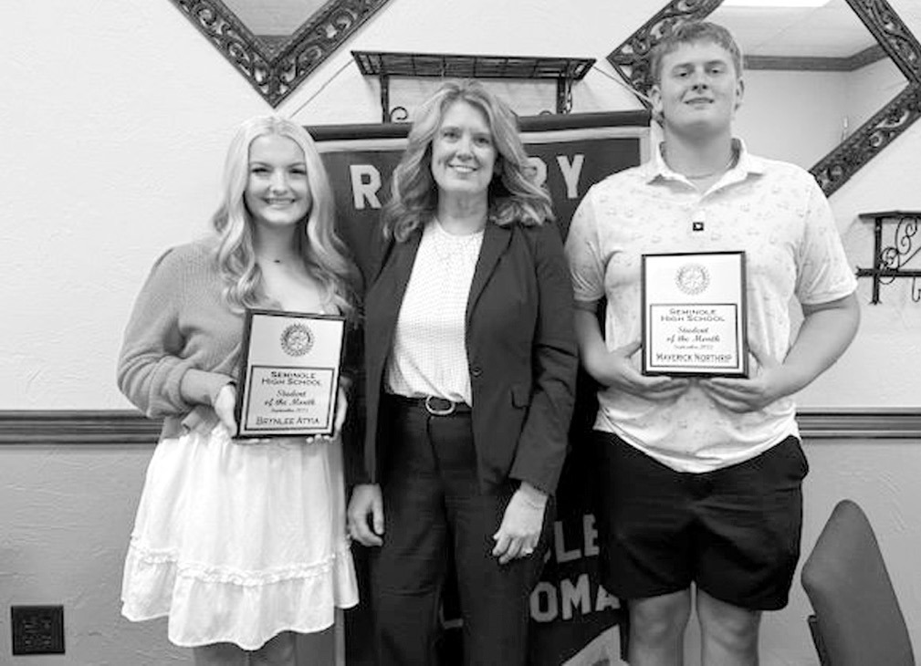 Atyia, Northrip Named SHS Students of The Month