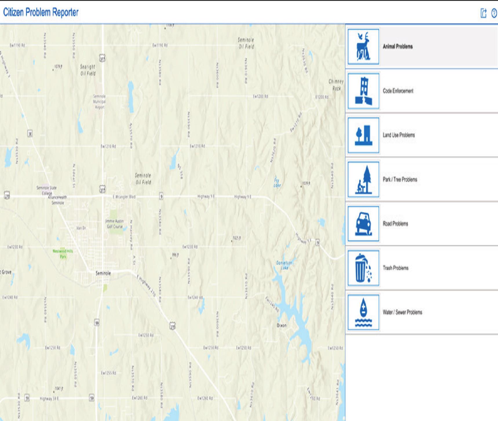 Citizen Problem Reporter… | Seminole Producer
